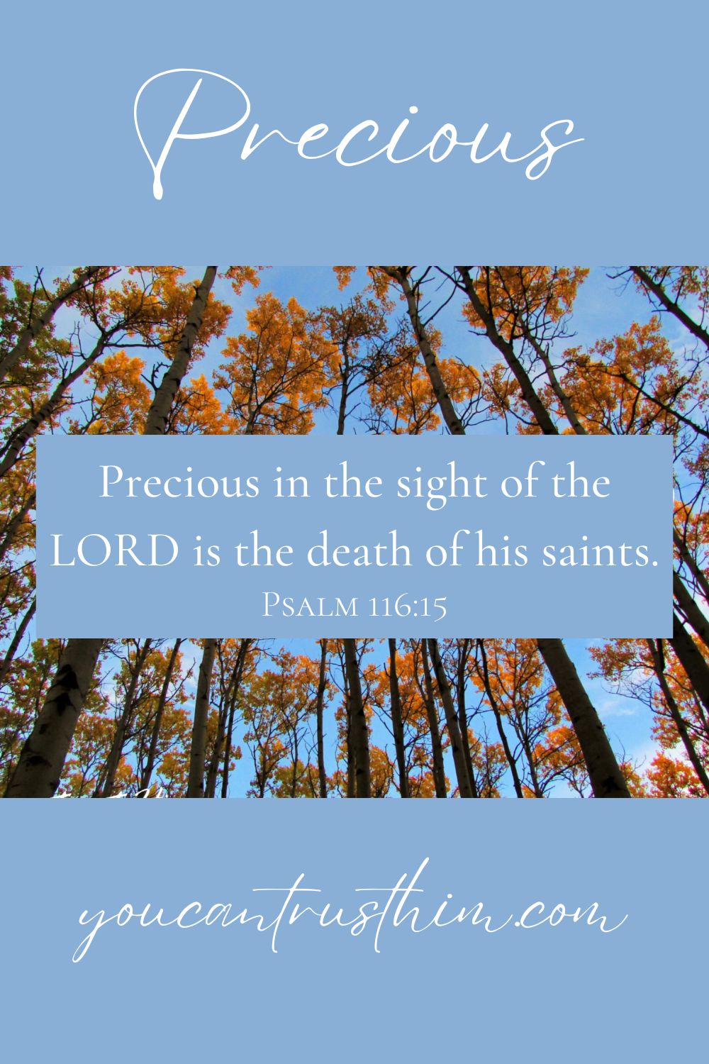 Precious – You Can Trust Him