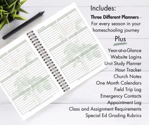 Simple Steps Homeschool Planner Digital Download – You Can Trust Him