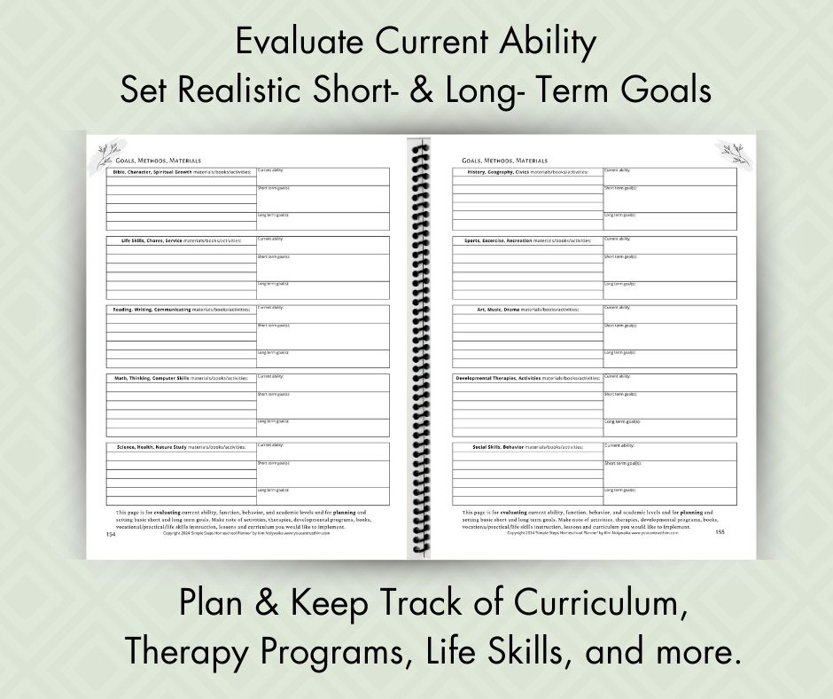 Simple Steps Homeschool Planner – You Can Trust Him