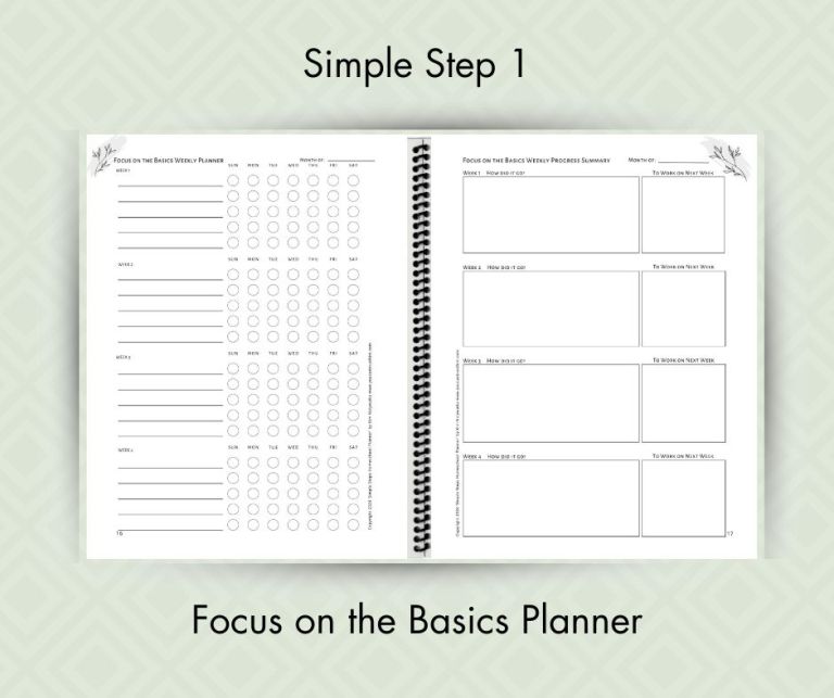 Simple Steps Homeschool Planner – You Can Trust Him